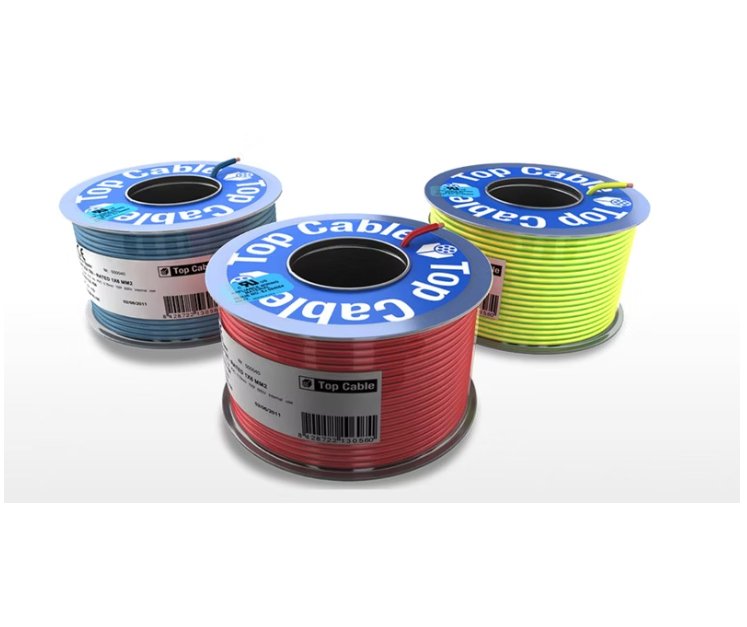 Asennusjohto Top Cable MKEM 90C 2.5 KEVI TR PK100 ECA 100m - LVIS ...